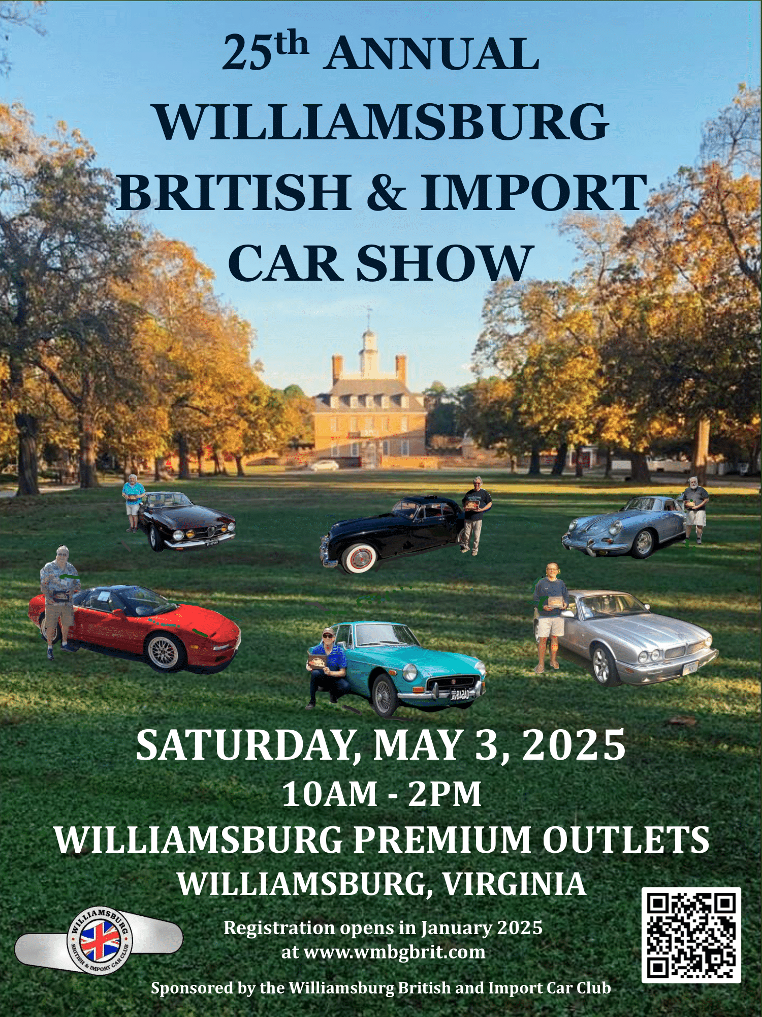 Car Show Registration | Williamsburg British and Import Car Club